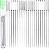 Amazon.com: Large-eye Hand Sewing Needles 2.3 inches (60mm) 5 pcs and ...