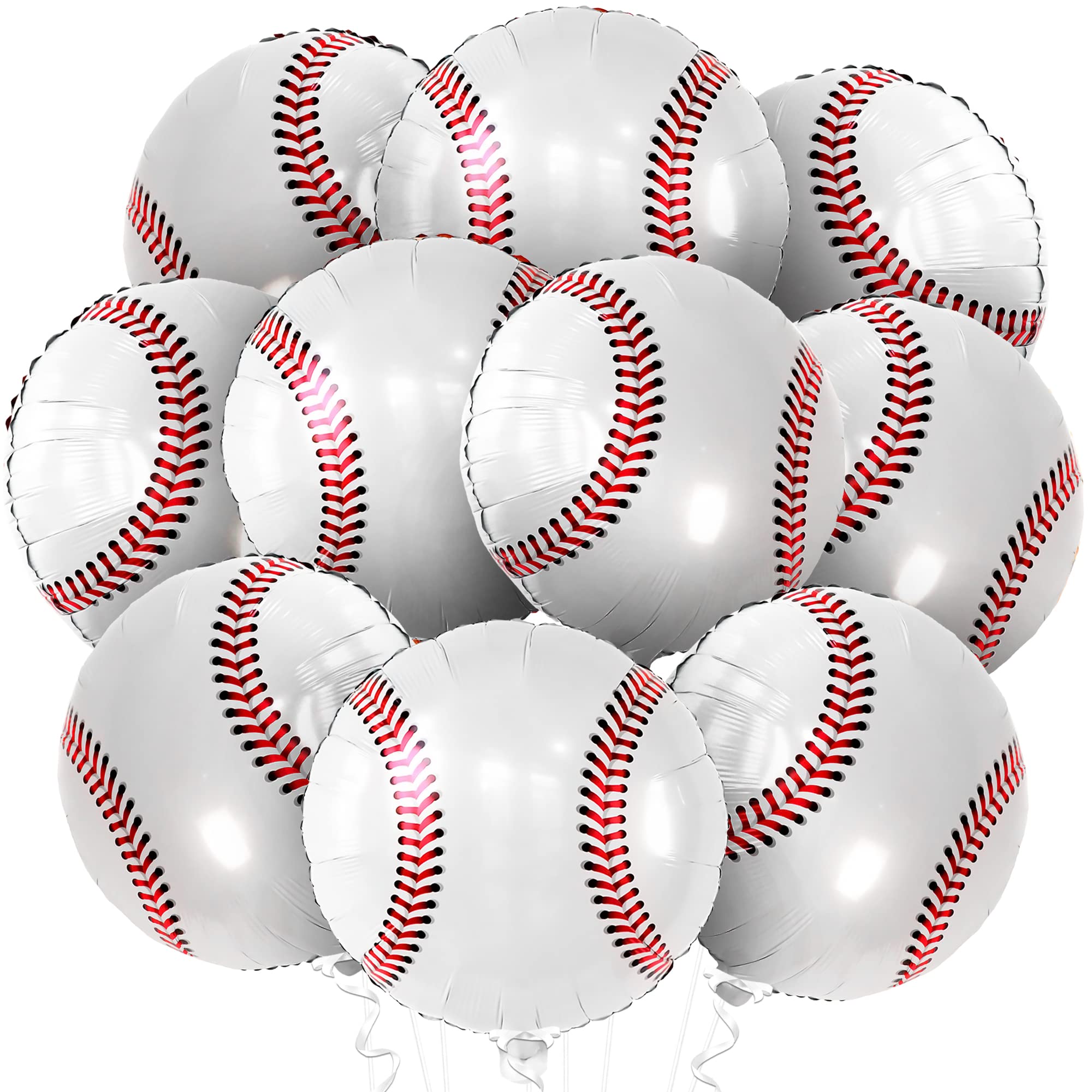 KatchOn, Big 10 Pieces Baseball Balloons - 18 Inch, Baseball Party ...
