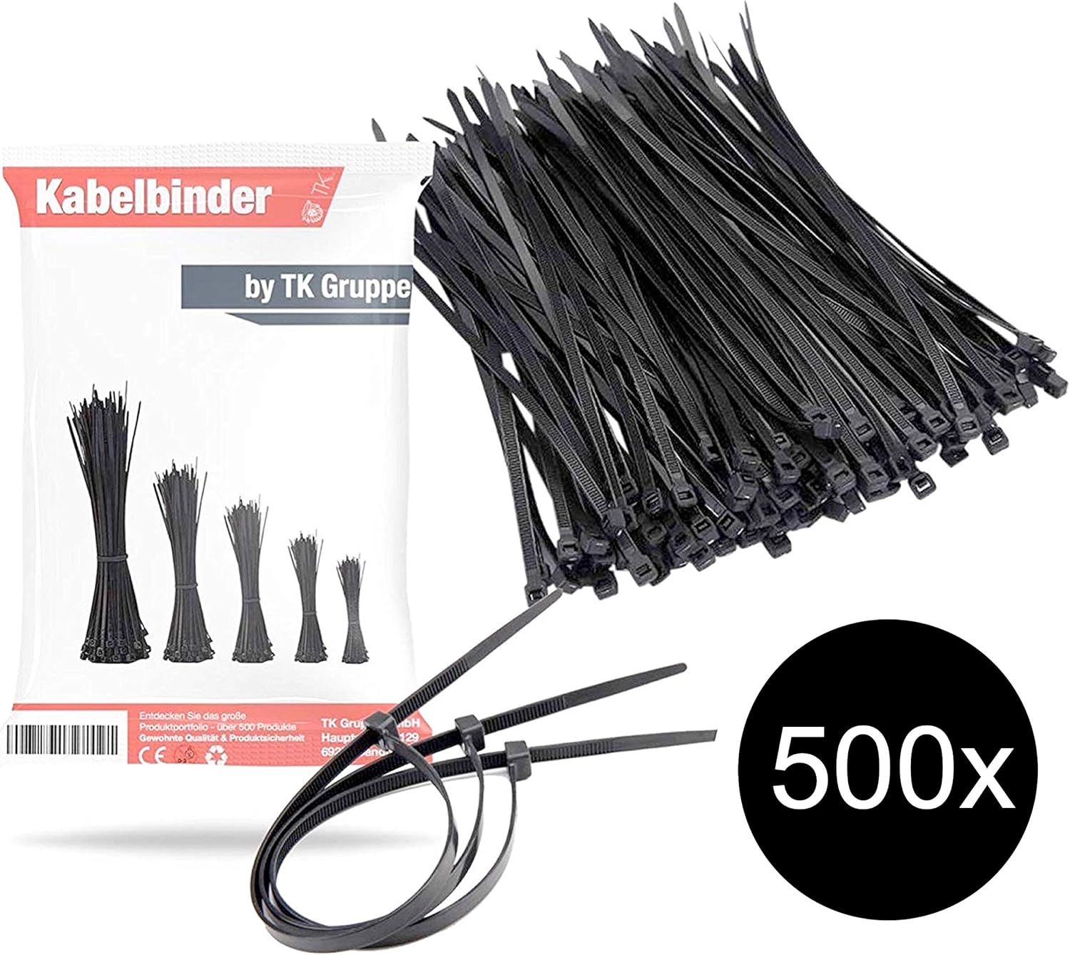 Kabelbinder Set - kurz & lang - reißfest & UV beständig - diverese ...