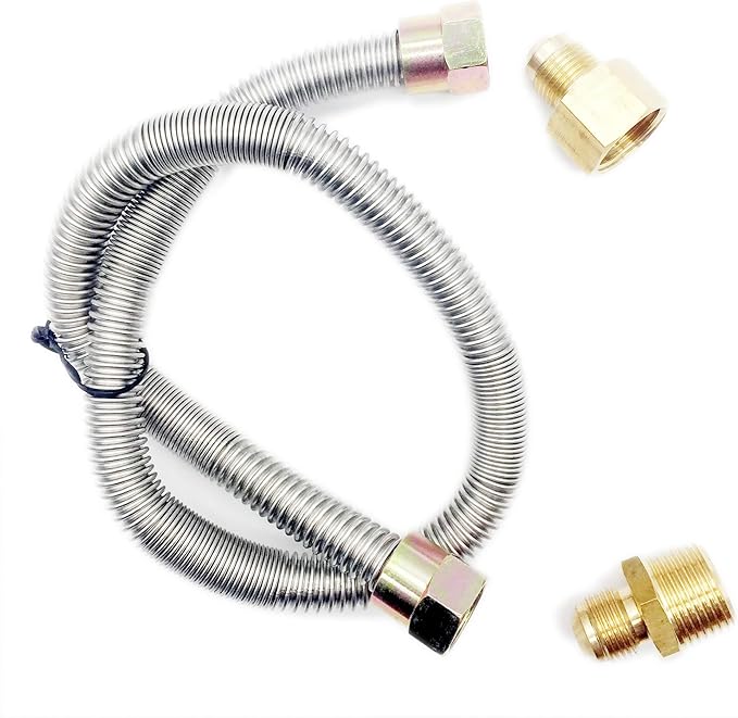 Meter Star Propane fire Pit Whistle Free Gas Flex Line for Fire Pit and ...