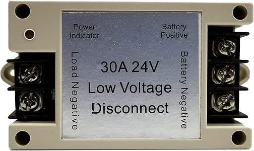 Amazon.com : Low Voltage Disconnect LVD Module 30 Amp 24V Protect ...