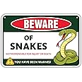 Amazon.com: Venicor Snake Sign Decor - 8 x 12 Inches - Aluminum - Pet ...