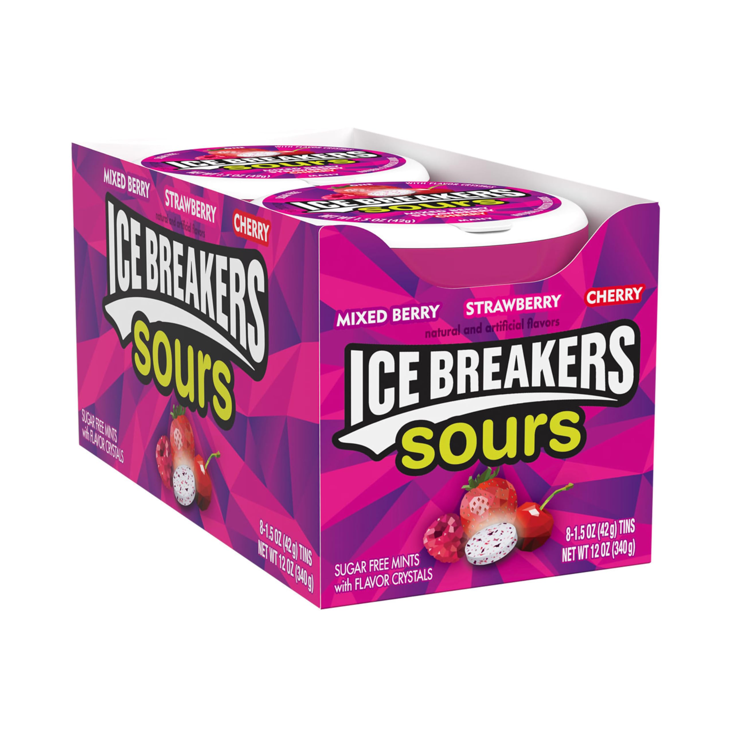 Mua ICE BREAKERS Sours Assorted Fruit Flavored Sugar Free Mints Tins, 1 ...