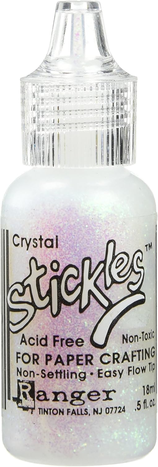 Amazon.com: Ranger Stickles Glitter Glue 1/2-Ounce, Crystal
