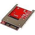 Amazon.com: StarTech.com mSATA SSD to 2.5in SATA Adapter Converter - mSATA to SATA Adapter for 2 ...