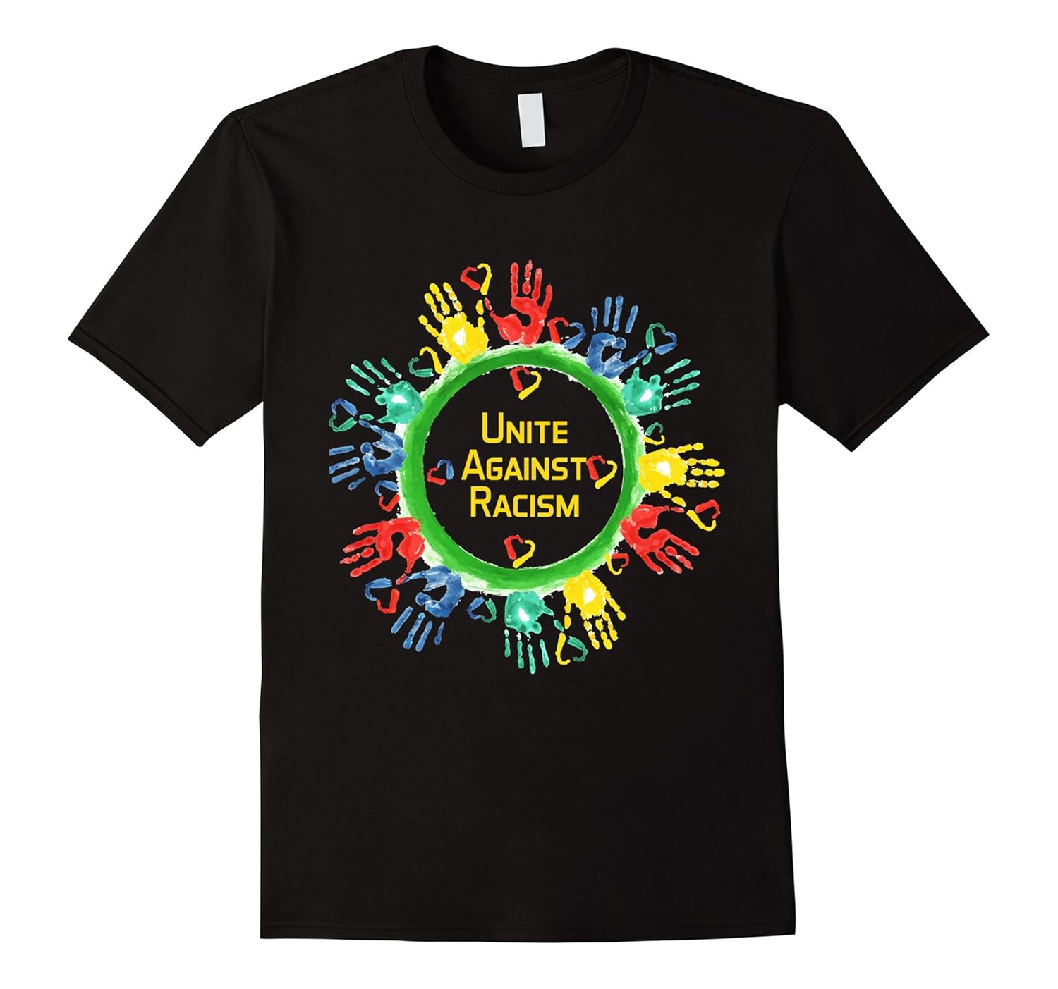 Anti Racism T-Shirt Unite Against Discrimination Cool Design-CD – Canditee