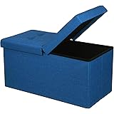 Amazon.com: Otto & Ben Folding Toy Box Chest with Smart Lift Top ...