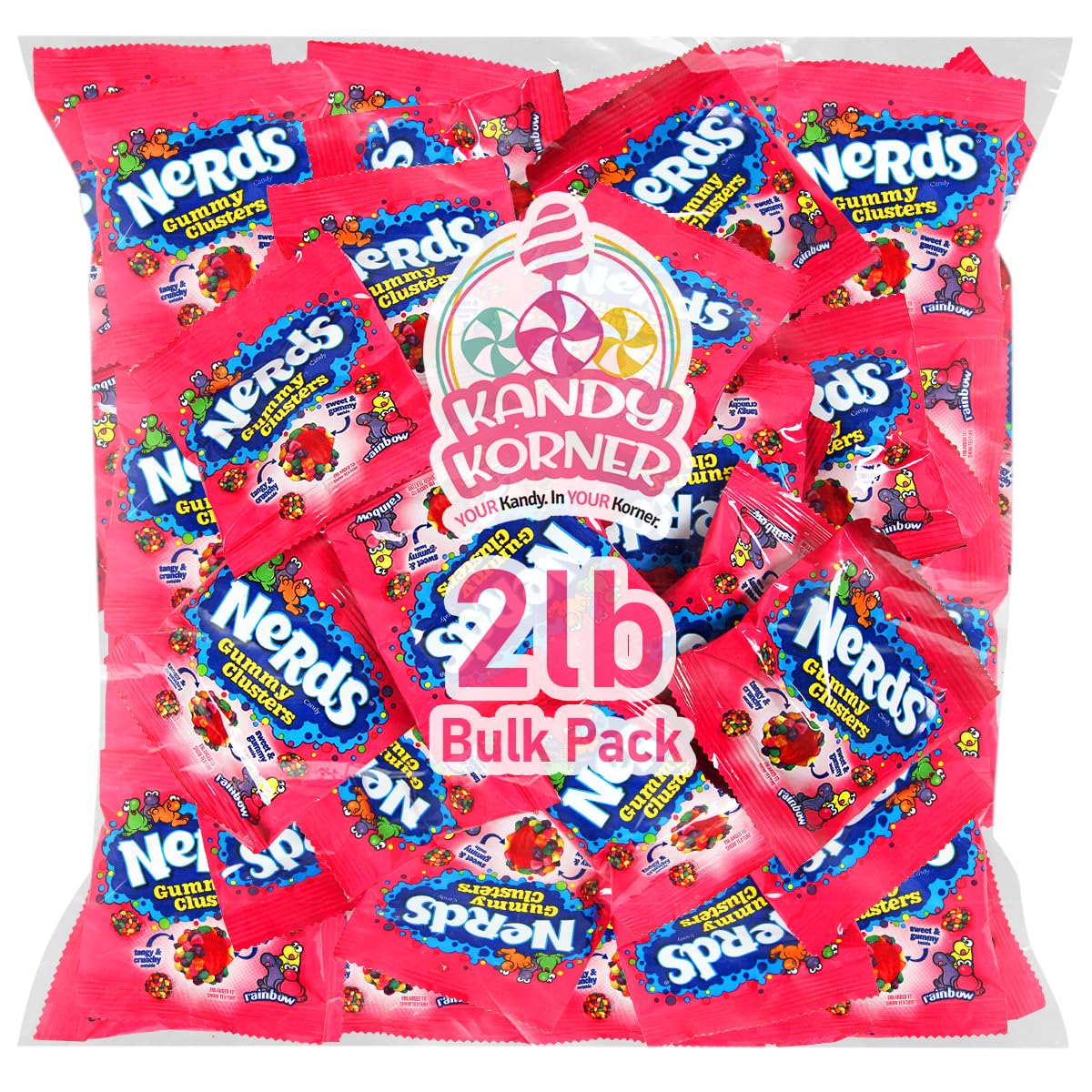 Mua NerdsGummy Cluster Bulk Treat Candy for Kids - Individually Wrapped ...