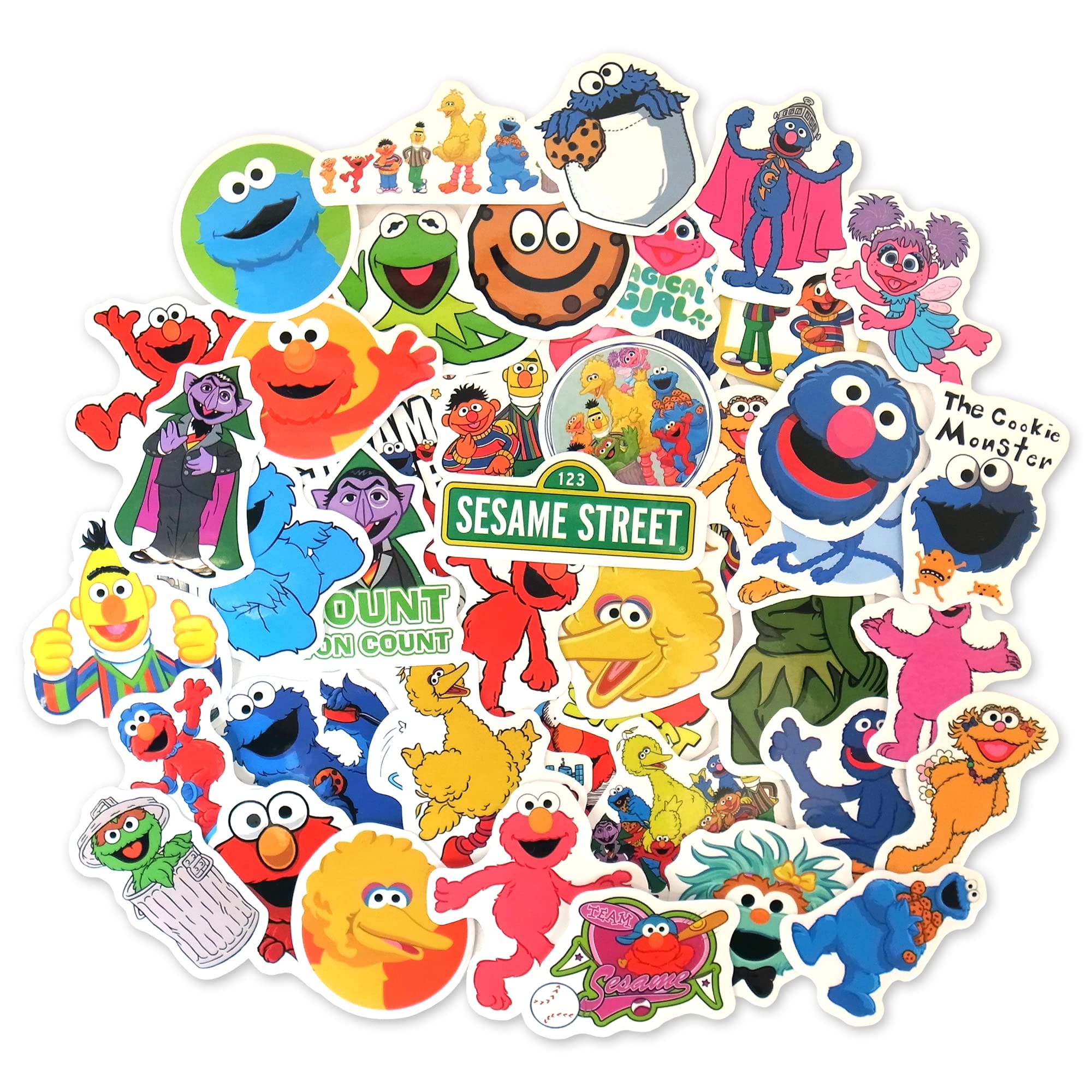 Mua Sesame Street Stickers 55 PVC Waterproof Stickers Sesame Street ...