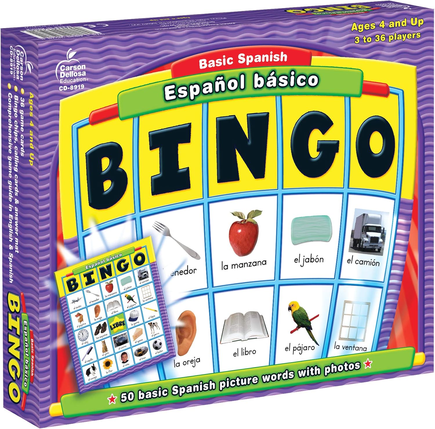 Carson Dellosa Education 8919 Carson Dellosa | Basic Spanish Español ...