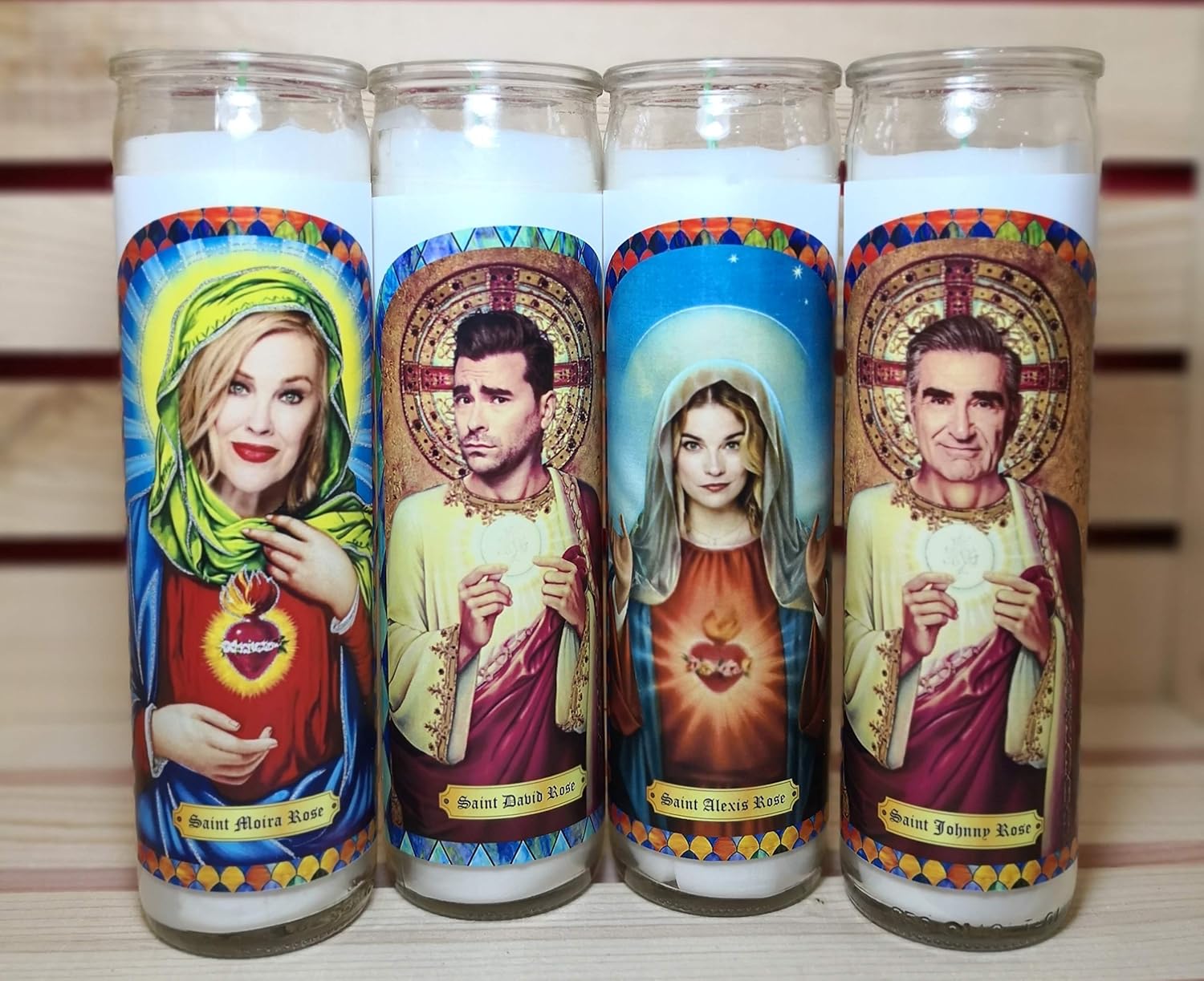Amazon Schitt s Creek Set Of Four Prayer Candles David Rose Amazon Schitt s Creek Set Of Four Prayer Candles David Rose