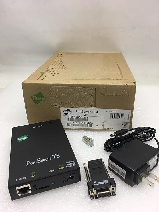 Amazon.com: Digi PortServer TS 4 MEI Device Server: Computers & Accessories