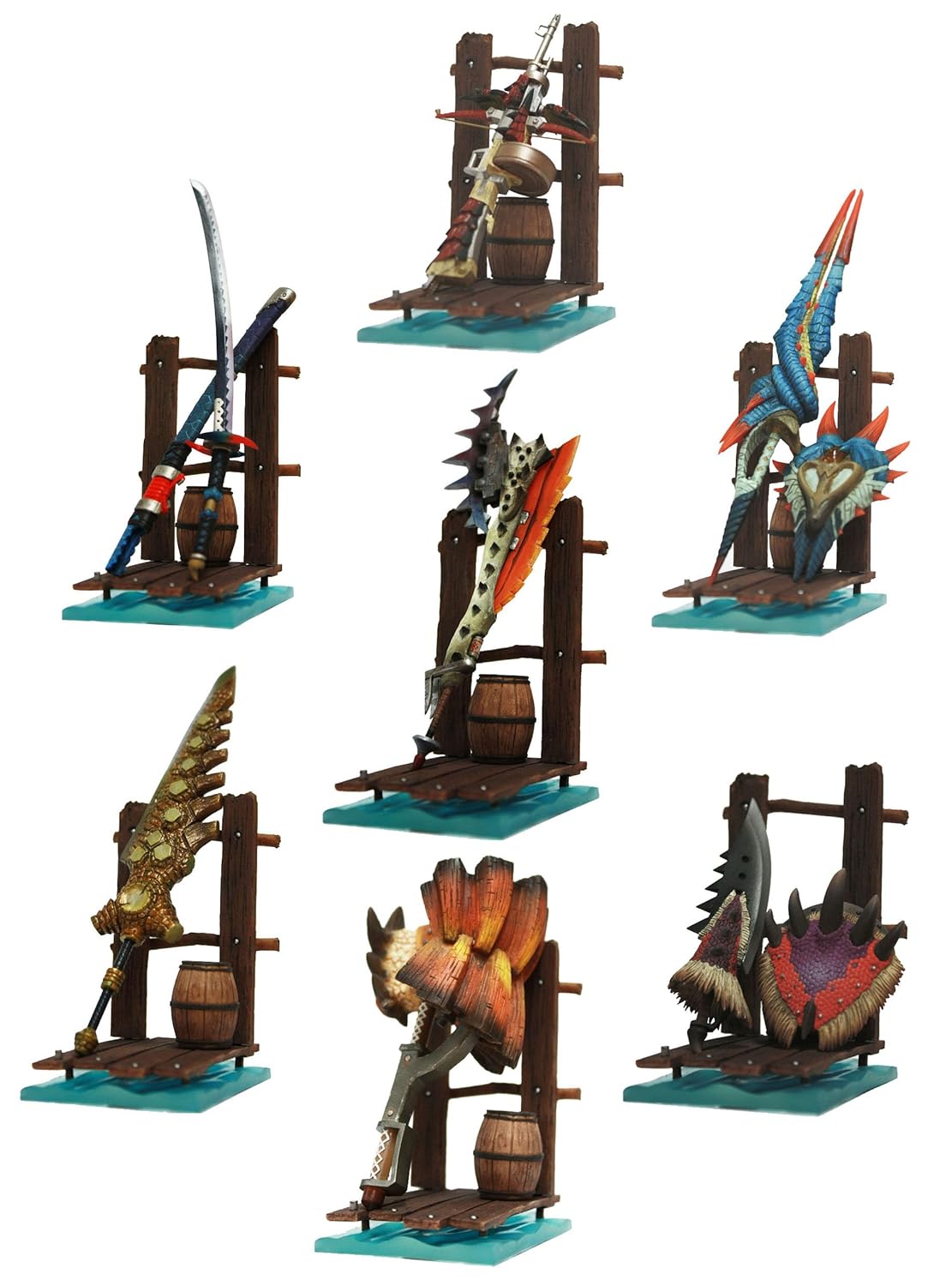 Monster Hunter Hunting Weapons Collection Vol.2 12 pieces (PVC Figure ...