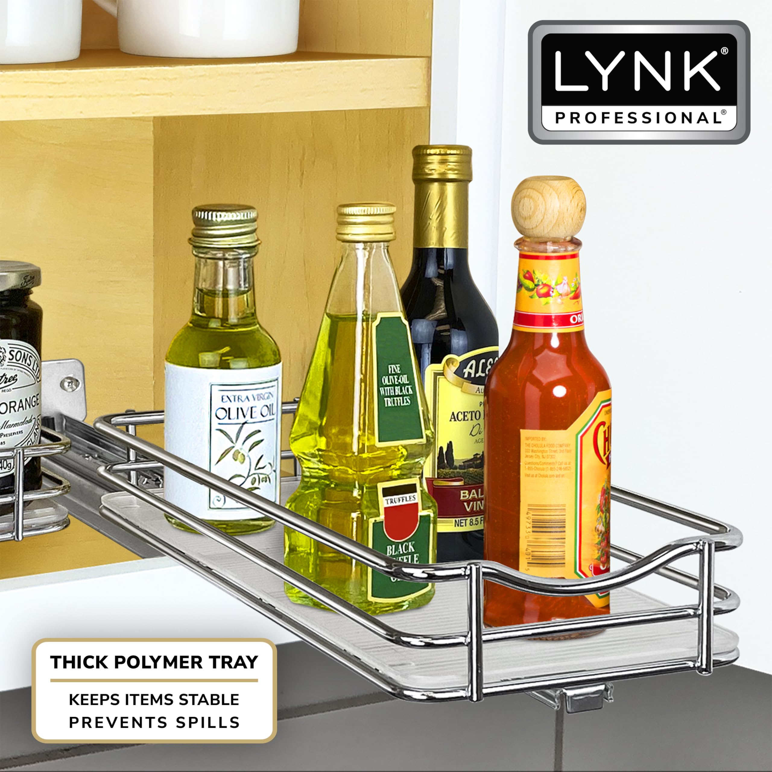 Mua LYNK PROFESSIONAL® Pull Out Spice Rack Organizer for Cabinet - 4-1/ ...