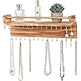 Amazon.com: Zhithink Hanging Jewelry Organizer - Necklace & Earrings ...