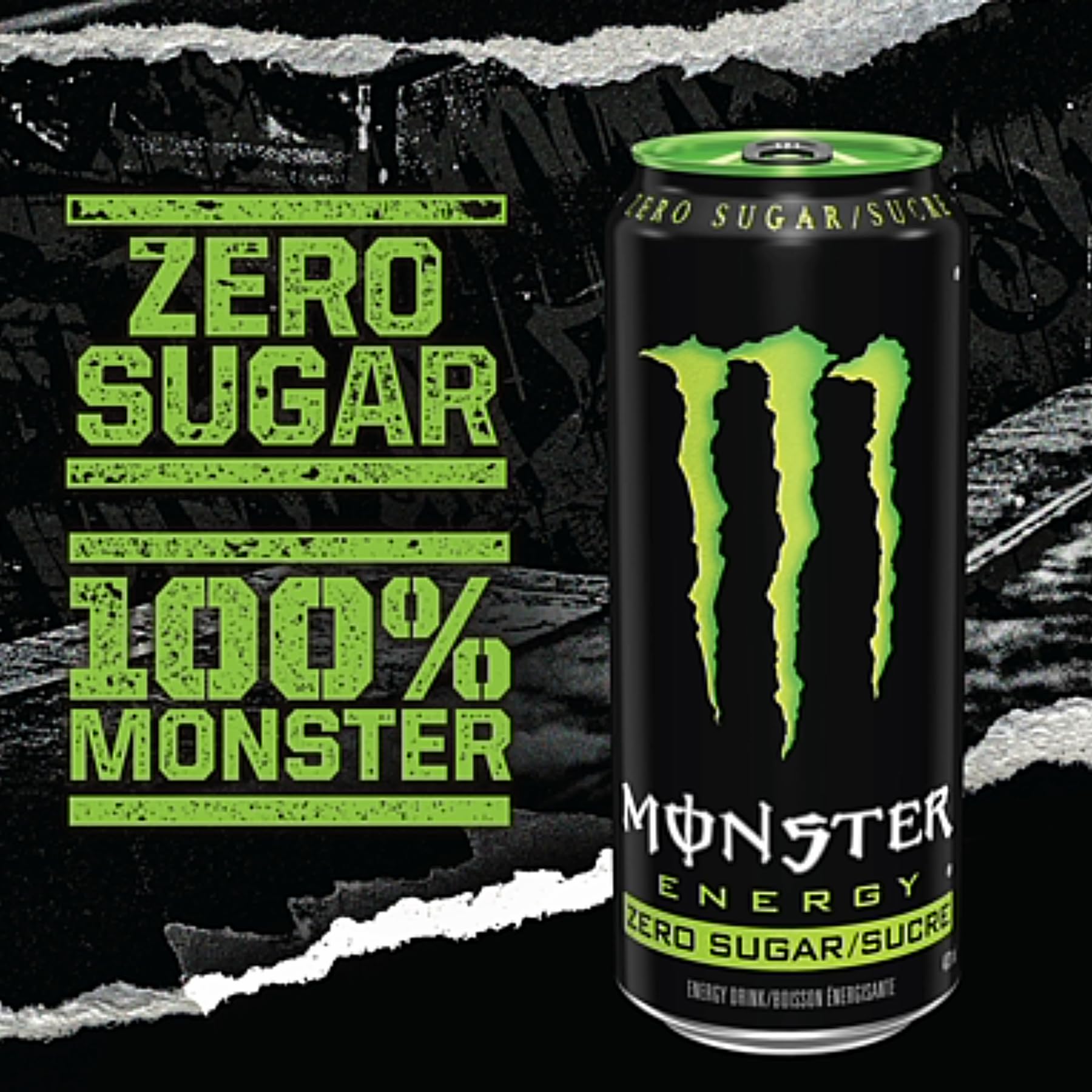 Monster Zero Sugar Energy Ultra Variety Pack, Sunrise, Violet, Paradise ...