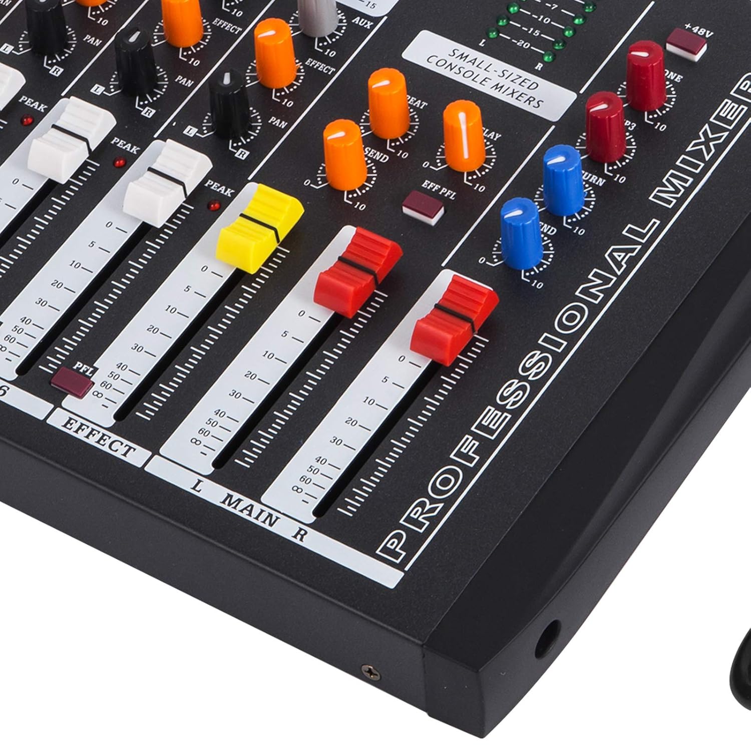 Mixer 7 canali 7Channel Audio Mixer con 48 V Phantom Power Mixing ...