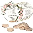 Amazon.com: Worown 10 Pack 12 Inch Metal Hoop Centerpieces, Metal ...