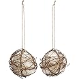 Amazon.com : Besti Set of 2 Globe Hummingbird Nesters Cotton Nesting Material for Hummingbirds ...