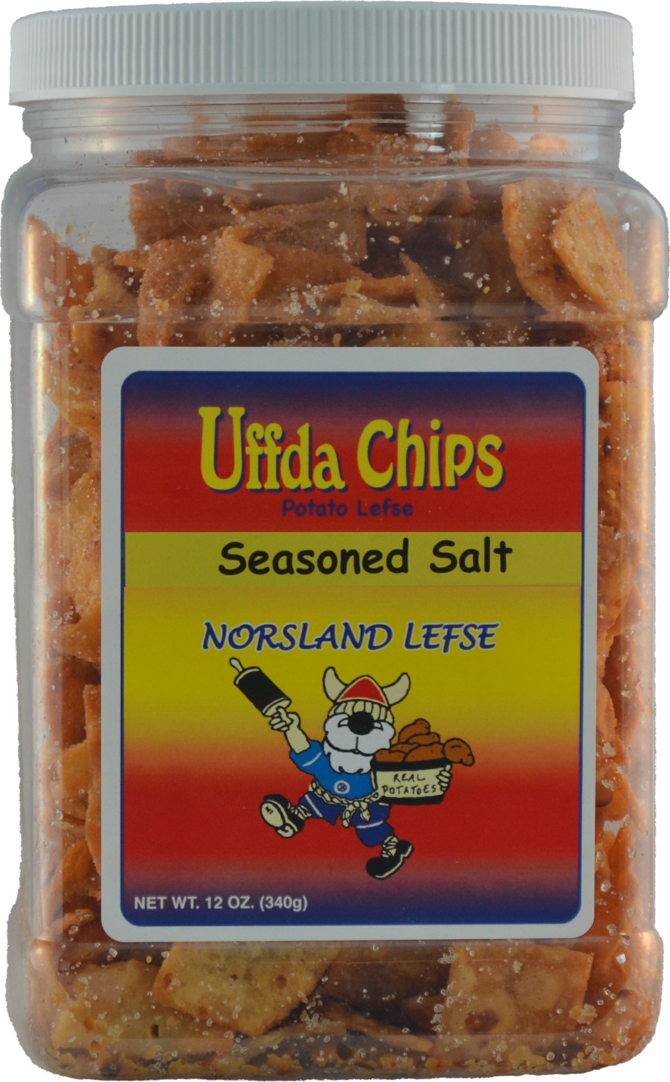 Amazon.com : Uffda Chips - Made From Real Lefse - 12 oz. By Norsland ...