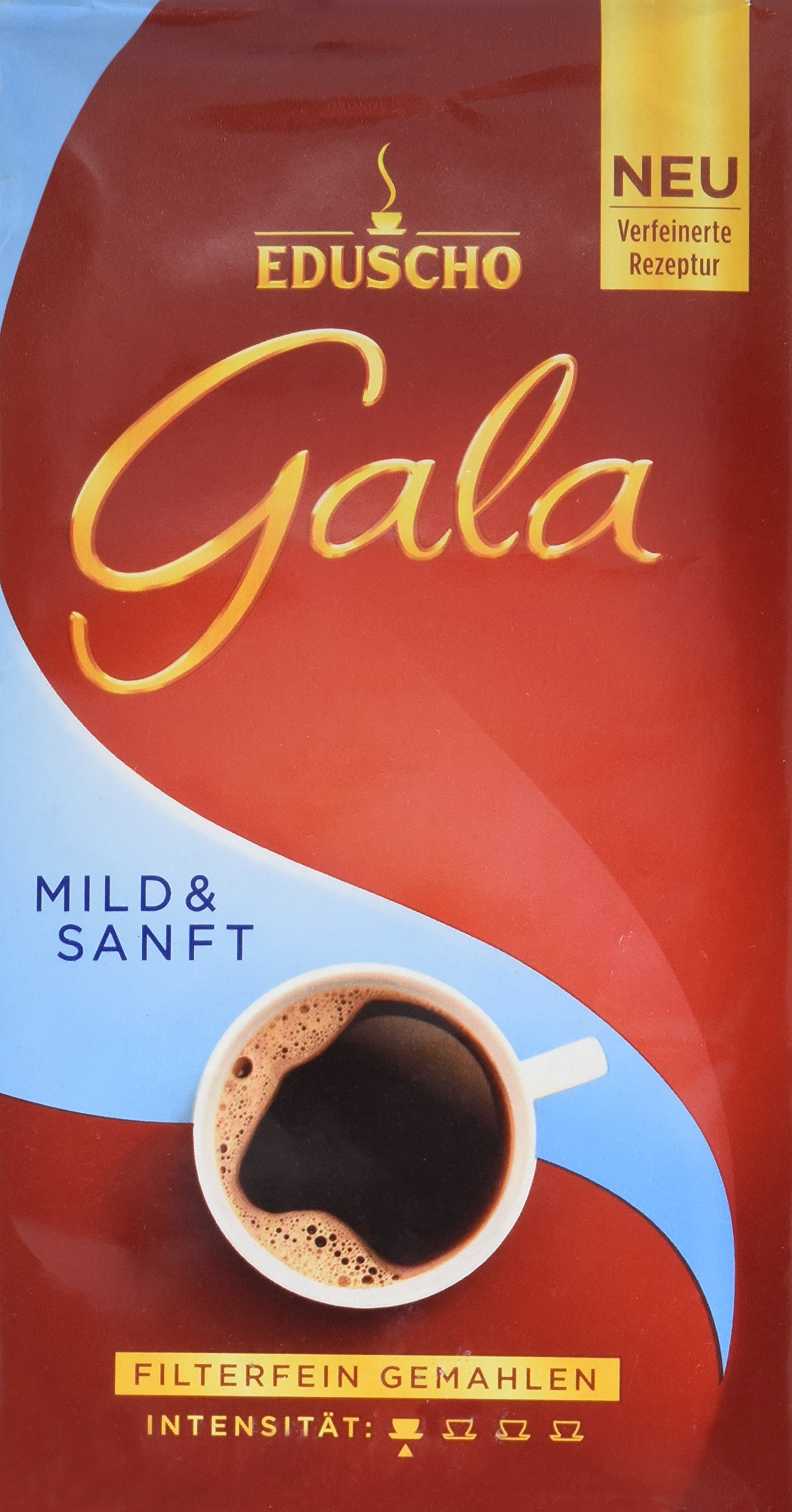 Amazon.com: 2 Packs Eduscho Gala Nr. 1 Ground Coffee 17.6oz/500g: Beauty