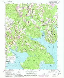 Amazon.com : YellowMaps Fort Belvoir VA topo map, 1:24000 Scale, 7.5 X ...