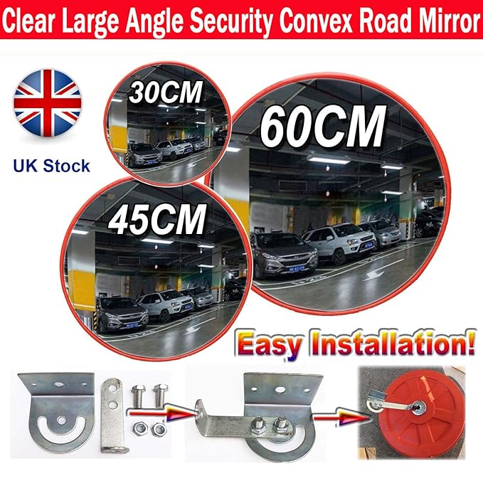 Traffic Mirror for Road Safety and Shop Security Convex Unbreakable ...