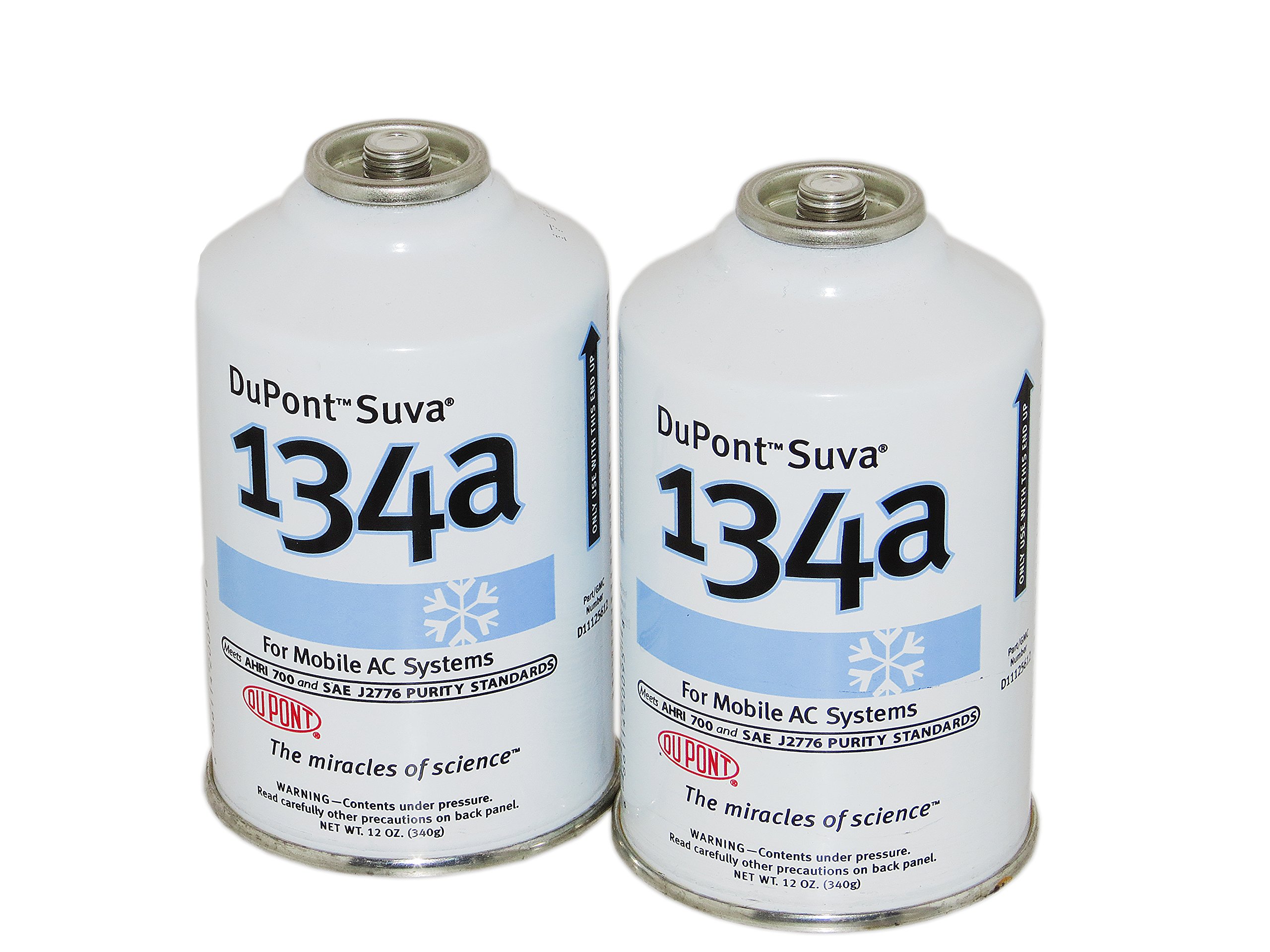 Buy DuPont 2 Cans R-134a Suva A/C Automotive Refrigerant/Freon R134a ...