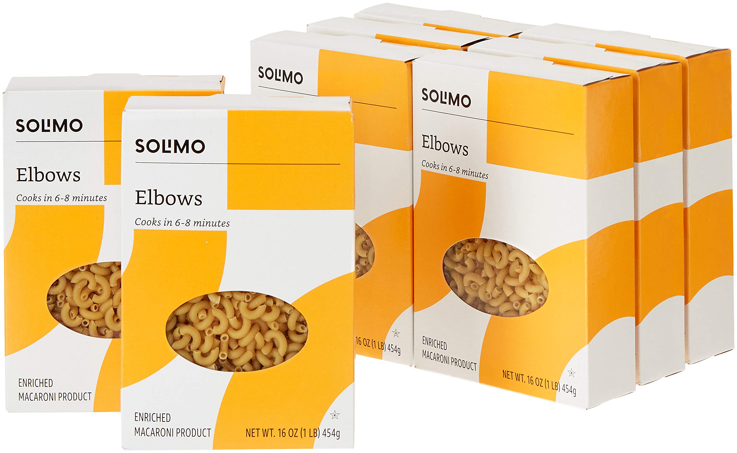 Amazon.com : Amazon Brand - Solimo Pasta, Penne, 16oz (Pack of 8 ...