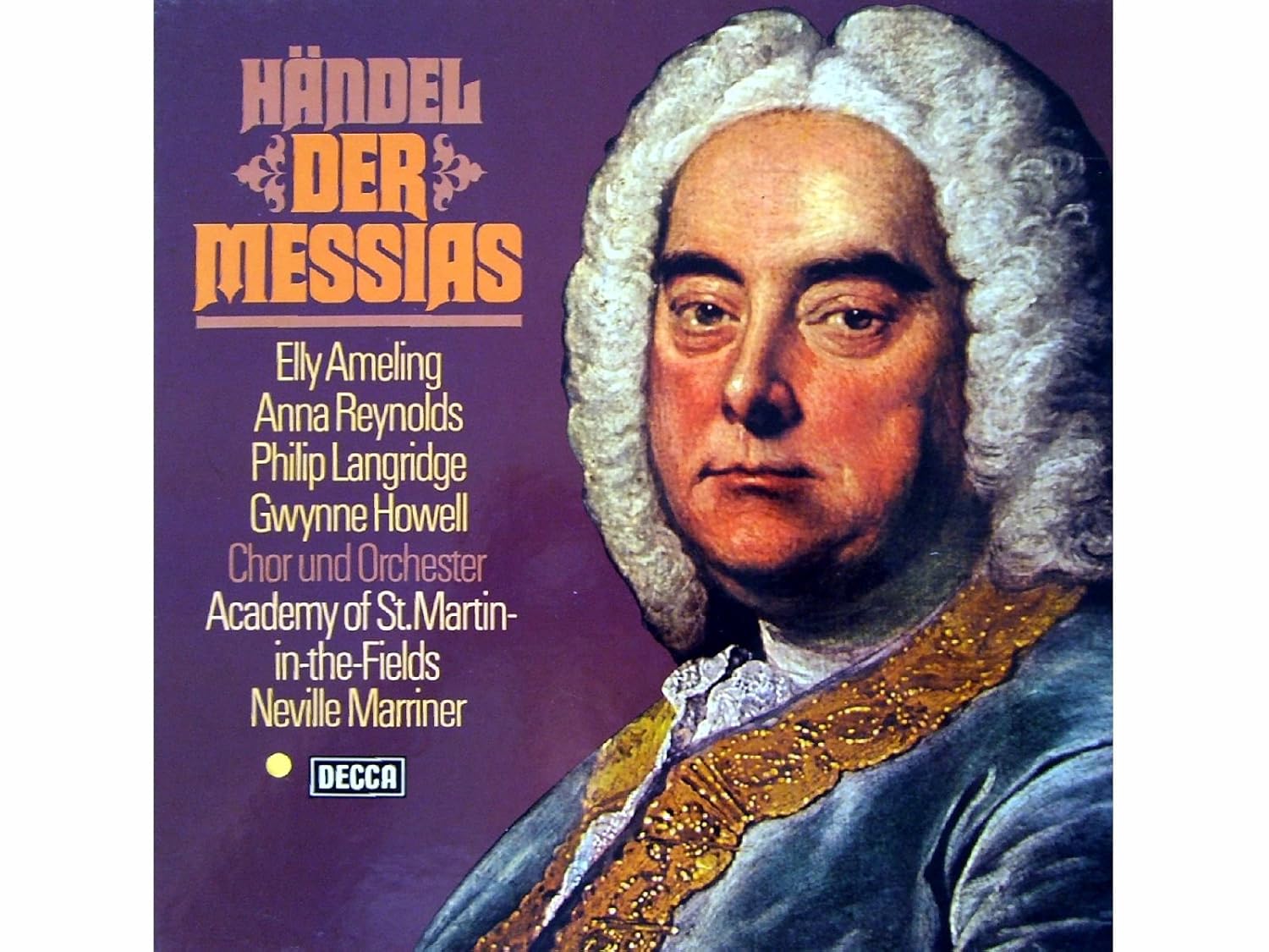 Händel: Der Messias : Georg Friedrich Händel, Neville Marriner: Amazon ...