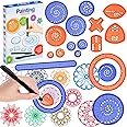 Amazon.com: Chivao Spiral Art Gear Geometric Ruler Circle Template for ...