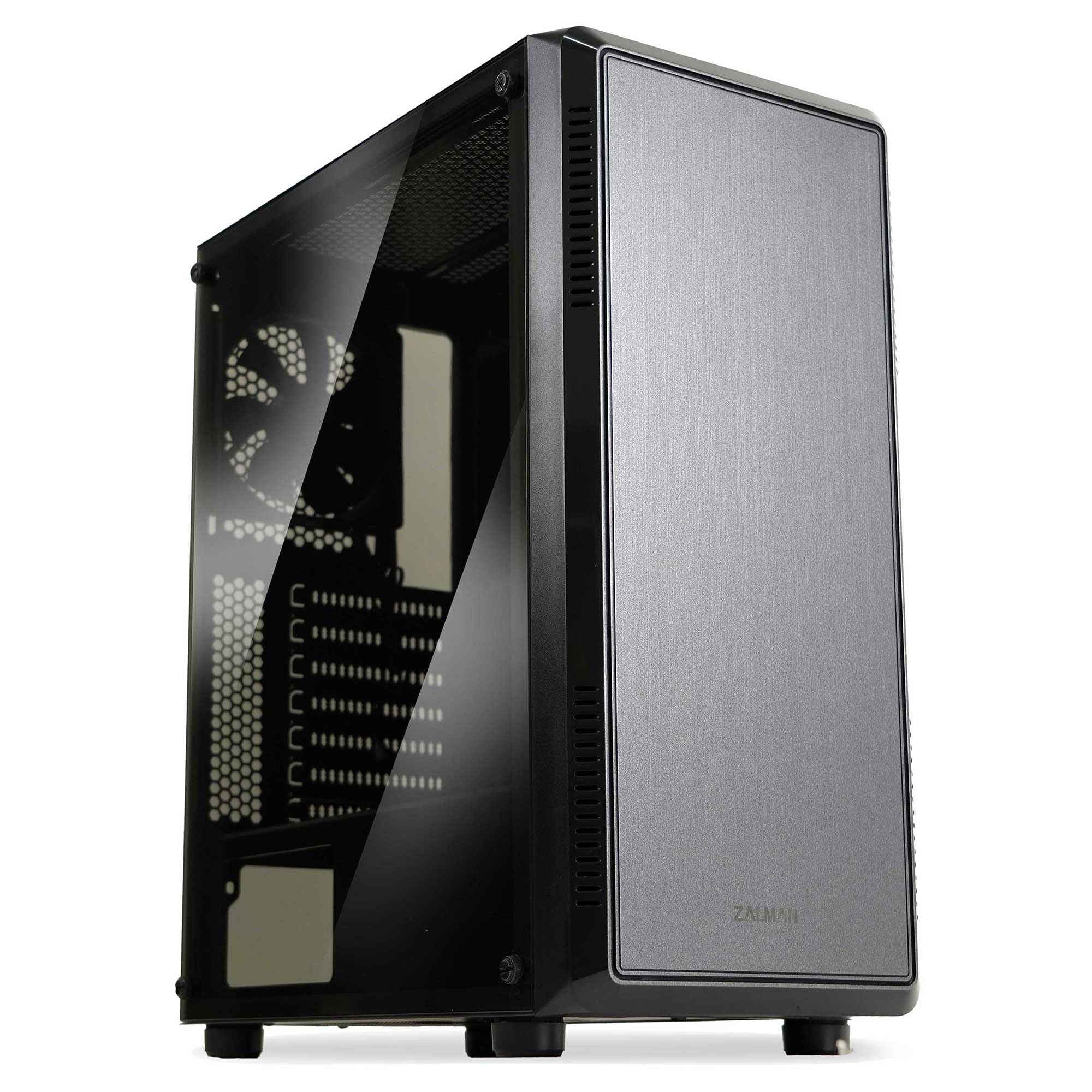 Zalman S4 Mid-Tower ATX PC Case, 2 x 120mm Fans Included, Acrylic ...
