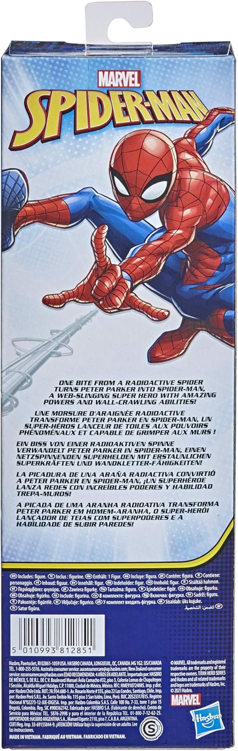 Marvel Spider-Man Titan Hero Series Spider-Man Action Figure, 12-Inch ...