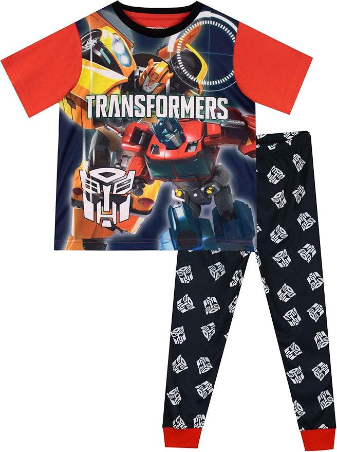 TRANSFORMERS Boys Bumblebee Optimus Prime Pyjamas: Amazon.co.uk: Clothing