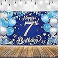 Amazon.com: KatchOn, XtraLarge Happy 7th Birthday Banner - 72x44 Inch ...