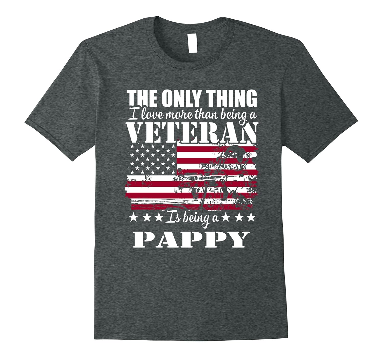 I Love More Than Being A Veteran Is Being A PAPPY T-Shirt-4LVS – 4loveshirt