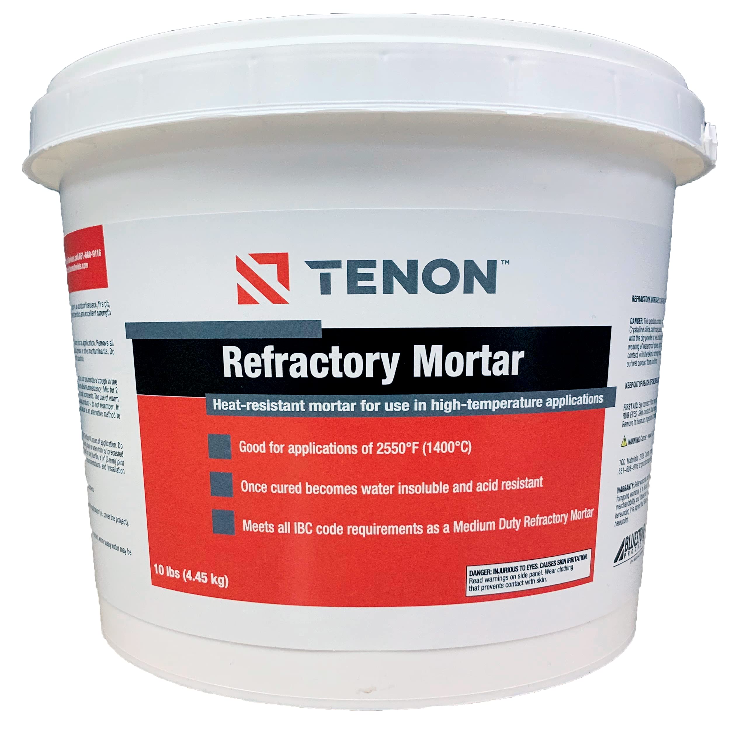 Mua Tenon Refractory Mortar - High Temperature Mix for Fireplaces, Fire ...