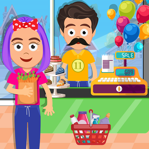 Pretend Play Shopping Mall Girl Supermarket Games:Amazon.com:Appstore ...