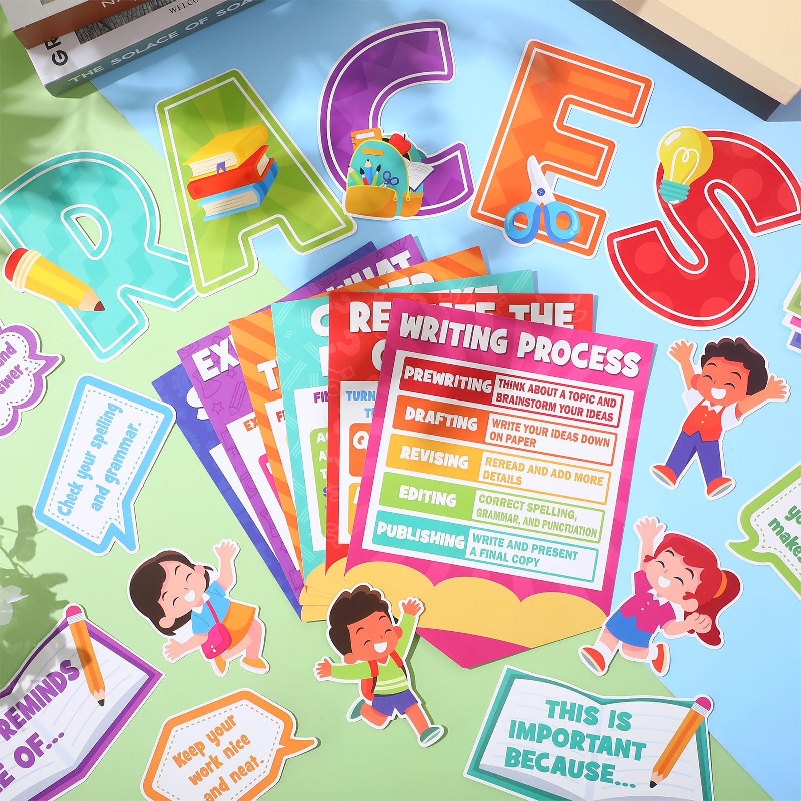 Mua Chiisong 27 Pcs RACES Writing Strategy Bulletin Board Set Writing ...