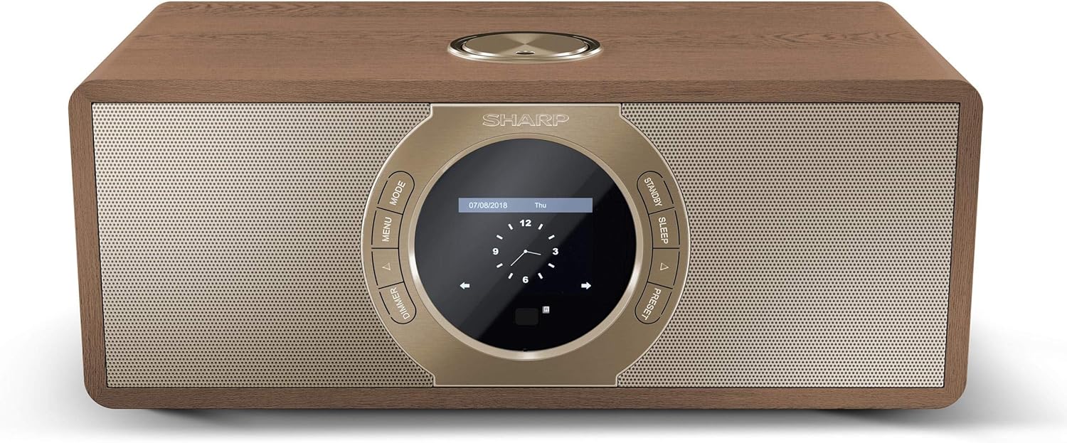Sharp DR-I470(BR) PRO 30W Internet DAB+ FM Stereo Small Digital Radio ...