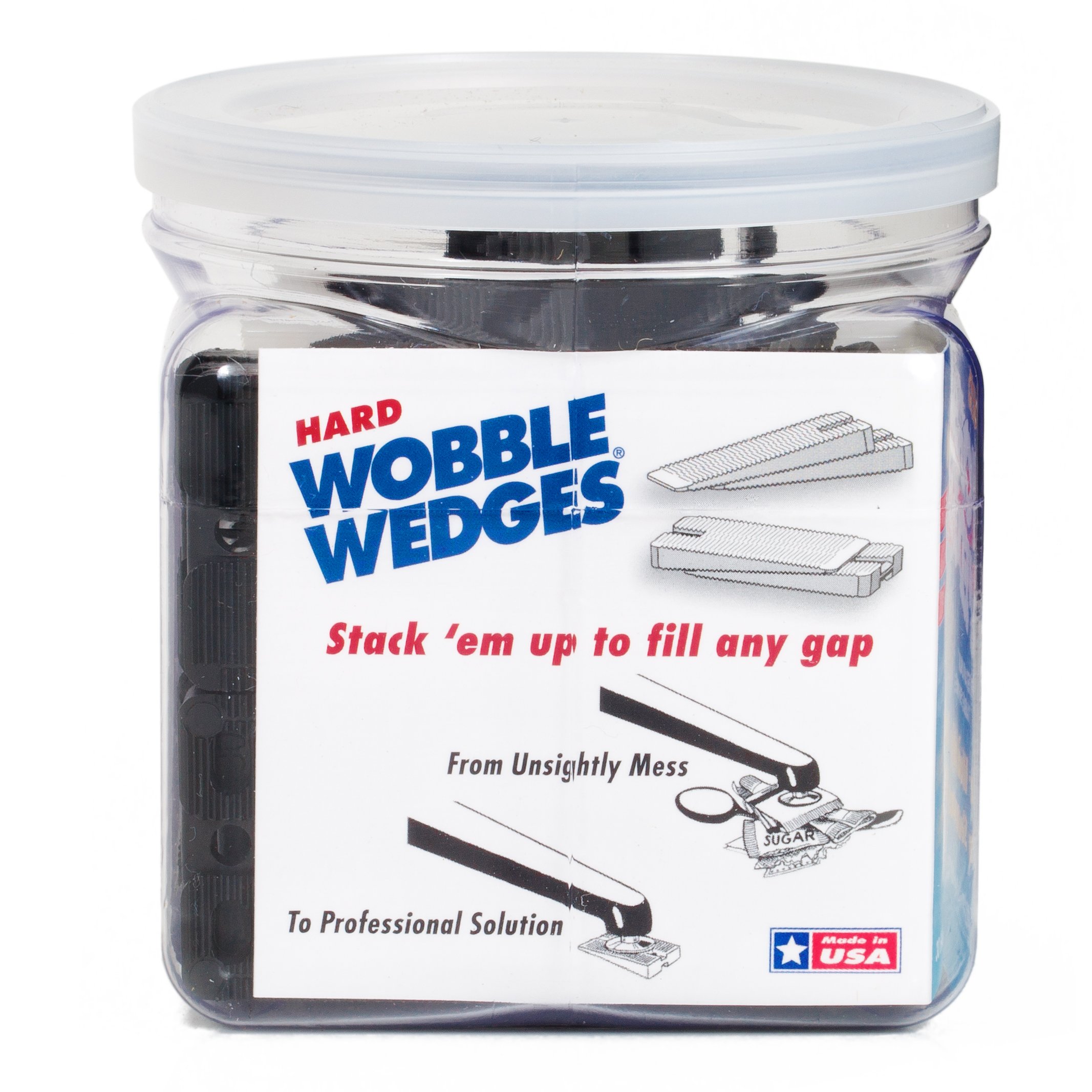 300 Piece Jar Installation Shims Wobble Wedge Hard Clear tillescenter ...