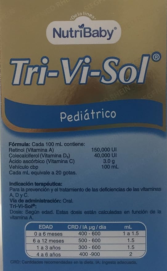 Tri Vi Sol Pediatrico Para Que Sirve | Pre School Plan
