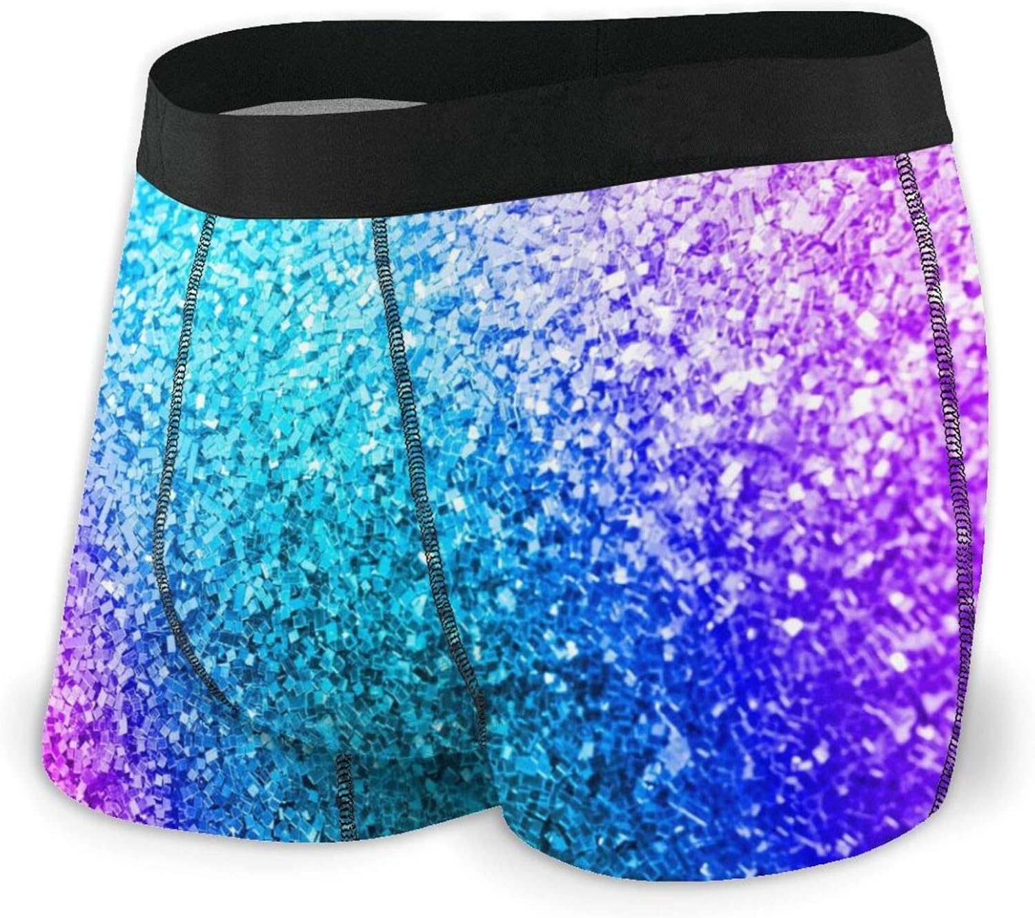 Gradient Sequins Men'S Boxer Briefs Short Nueey Sports Underwear For ...