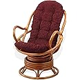 Amazon.com: Lounge Swivel Rocking Java Chair Rattan Wicker Handmade w ...