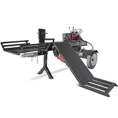 Titan 37 Ton Hydraulic Log Splitter with Log Lift - Deluxe Model in ...