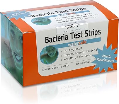 Bacteria Test Strips for Pool and Spa (Pack of 10): Amazon.co.uk ...