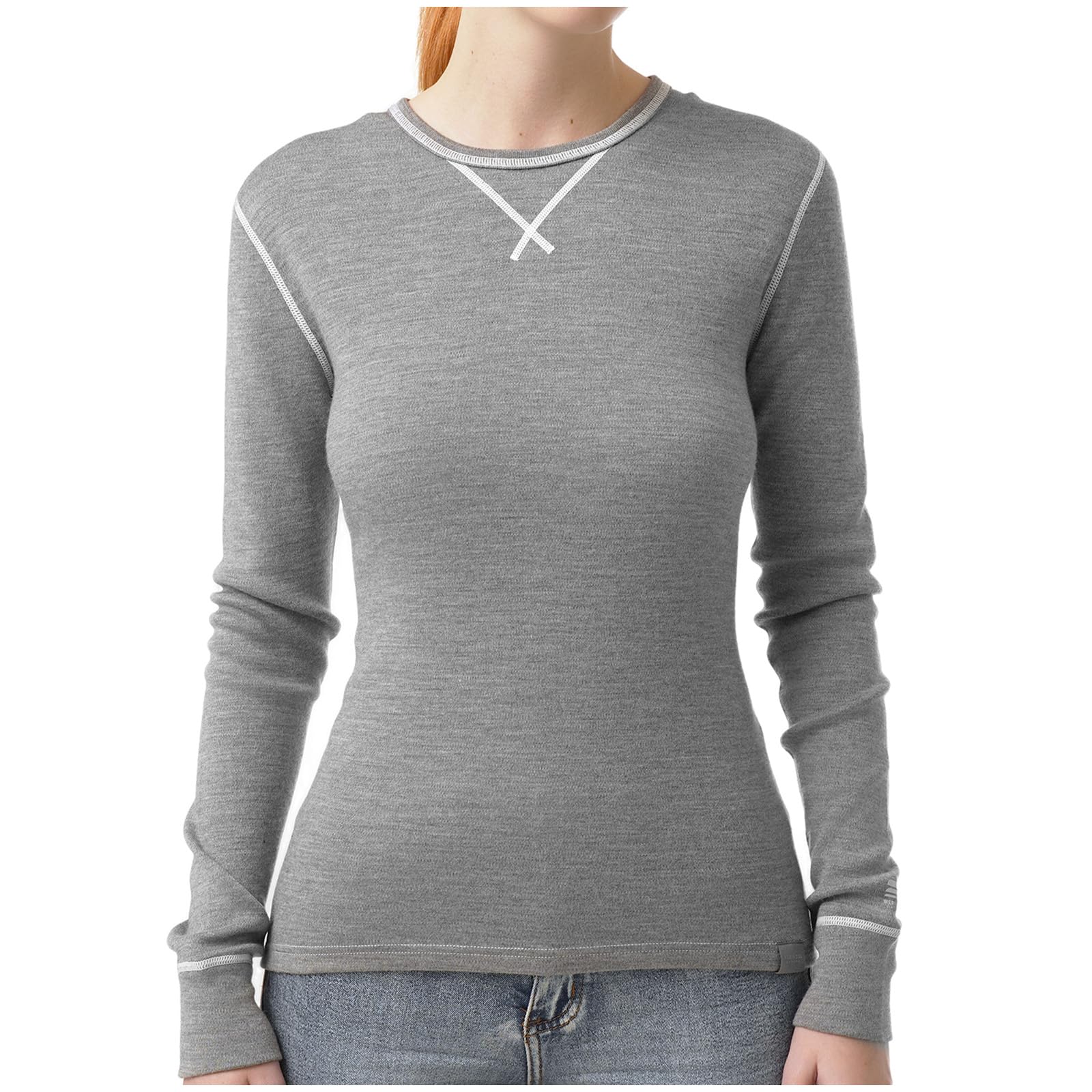 MERIWOOL Womens Base Layer 100% Merino Wool Heavyweight 400g Thermal ...