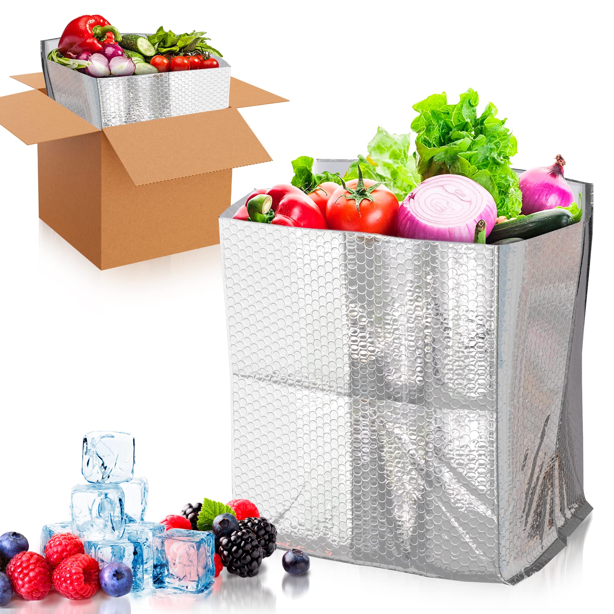 Mua ABC PACK & SUPPLY 10 Pack Silver Foil Insulated Box Liners 12 x 12 ...