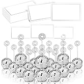 Amazon.com: Whaline 60Pcs 2 Inch Disco Ball Table Number Holders Place ...