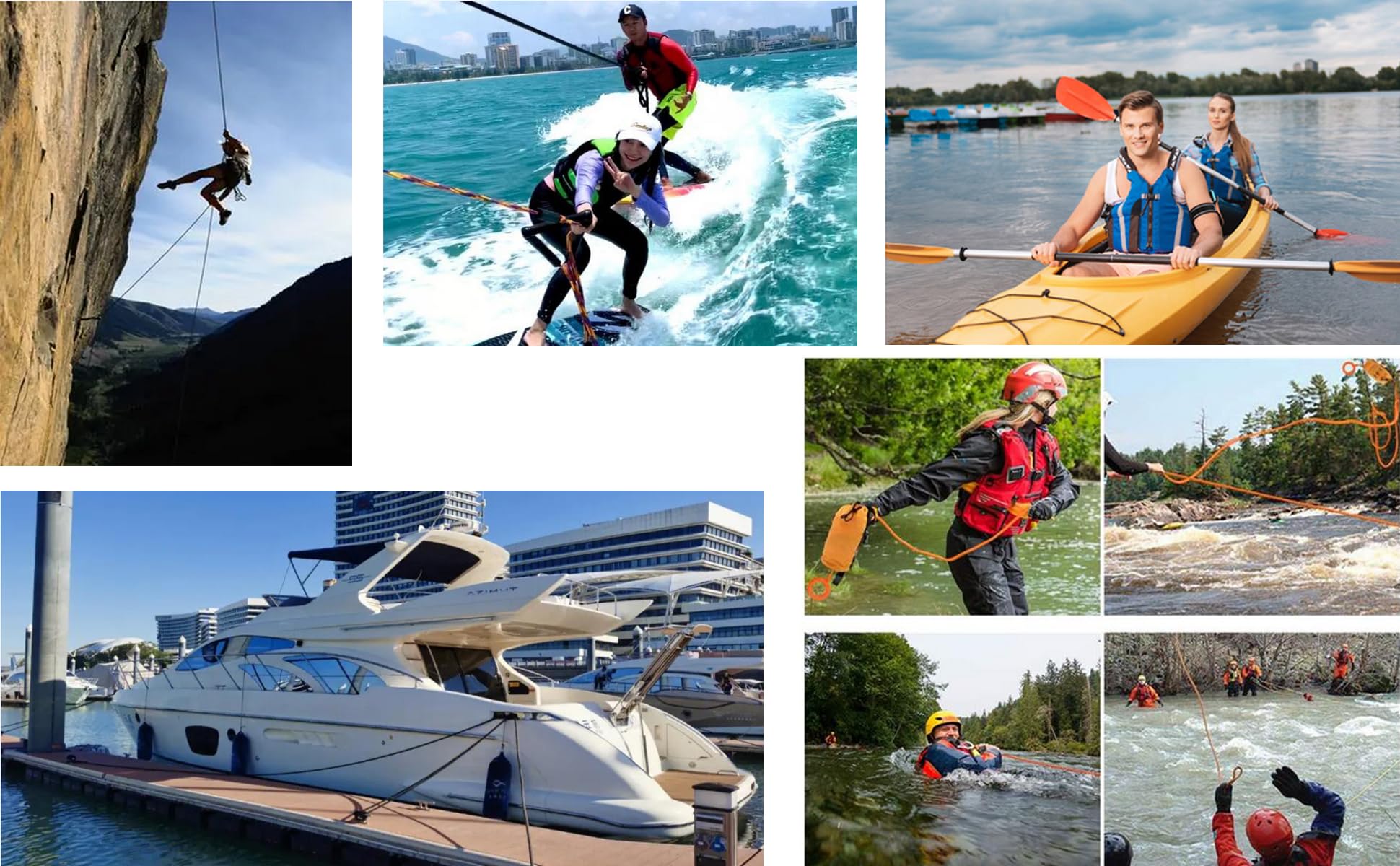 Mua NorthPada 1/2 in (12 mm) x 65 ft (20 Meters) Floating Rope Boat Dock Line Marine Rope Anchor ...